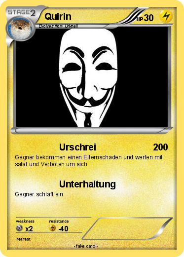 Pokémon Quirin - Urschrei - My Pokemon Card