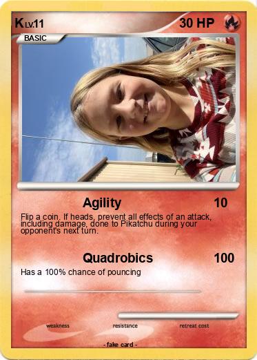 Pokémon 1 208108 208108 - Agility - My Pokemon Card