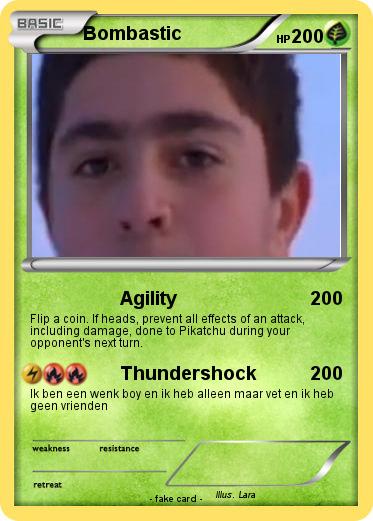 Pokémon Bombastic 9 9 - Agility - My Pokemon Card