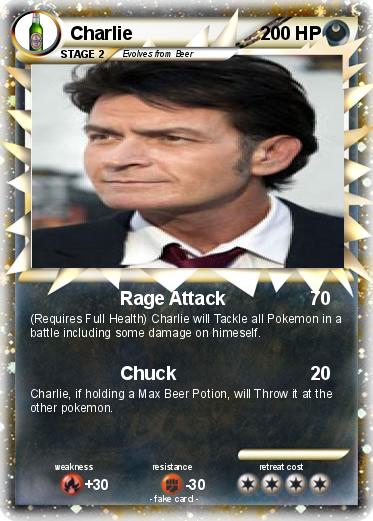 Pokémon Charlie 708 708 - Rage Attack - My Pokemon Card