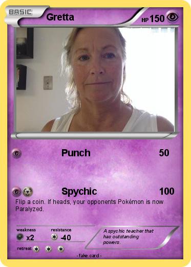 Pokémon Gretta 2 2 - Punch - My Pokemon Card