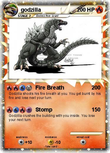 Pokémon godzilla 1107 1107 - Fire Breath - My Pokemon Card