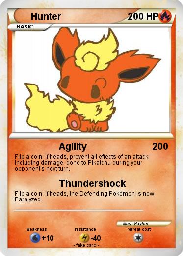 Pokémon Hunter 896 896 - Agility - My Pokemon Card