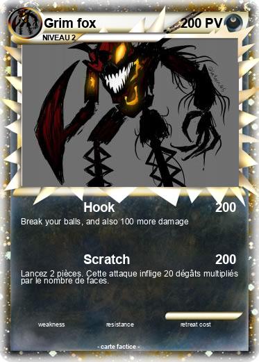 Pokémon Grim fox - Hook - Ma carte Pokémon