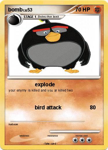 Pokémon bomb 709 709 - explode - My Pokemon Card
