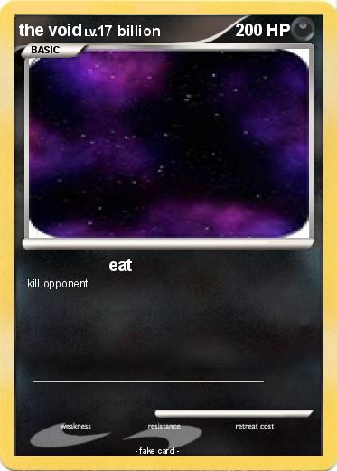 Pokémon the void 28 28 - eat - My Pokemon Card