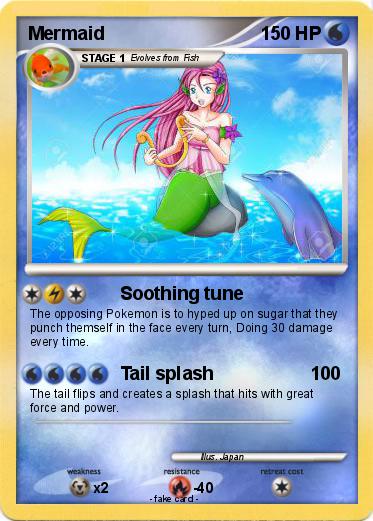 Pokémon Mermaid 103 103 - Soothing tune - My Pokemon Card