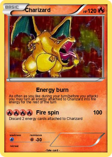 Pokémon Charizard 11545 11545 - Energy burn - My Pokemon Card