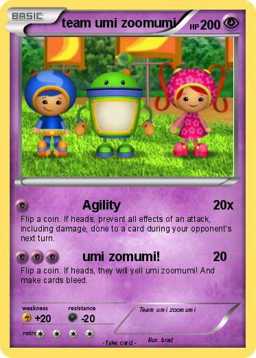 Pokémon team umi zoomumi - Agility - My Pokemon Card