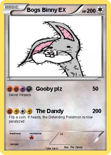Pokémon Bogs Binny EX - Gooby plz - My Pokemon Card