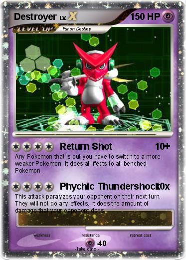 Pokémon Destroyer 791 791 - Return Shot - My Pokemon Card