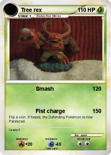 Pokémon Tree rex 420 420 - Smash - My Pokemon Card