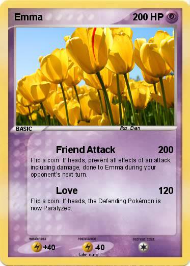 Pokémon Emma 430 430 - Friend Attack - My Pokemon Card