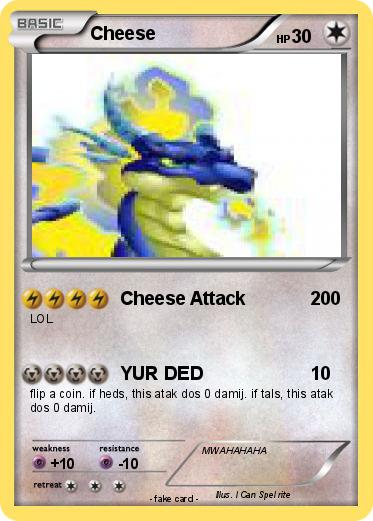 Pokémon Cheese 503 503 - Cheese Attack - My Pokemon Card