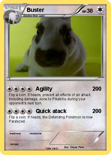 Pokémon Buster 160 160 - Agility - My Pokemon Card