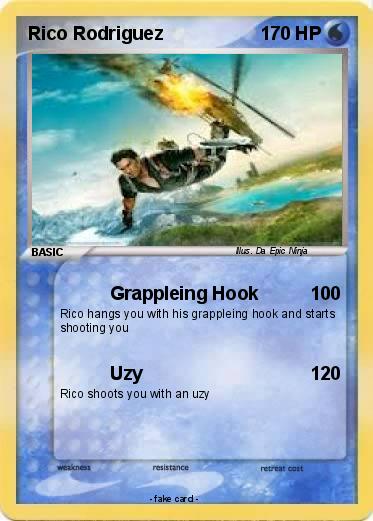 Pokémon Rico Rodriguez 6 6 - Grappleing Hook - My Pokemon Card