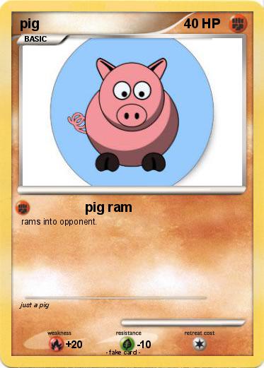 Pokémon pig 864 864 - pig ram - My Pokemon Card