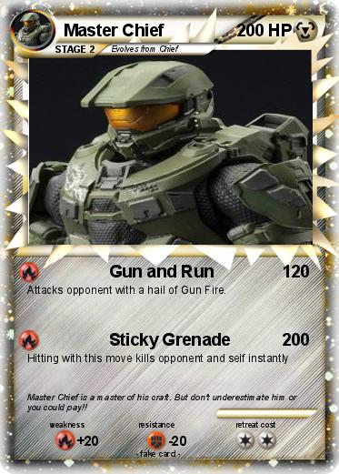 Pokémon Master Chief 1801 1801 - Gun and Run - My Pokemon Card