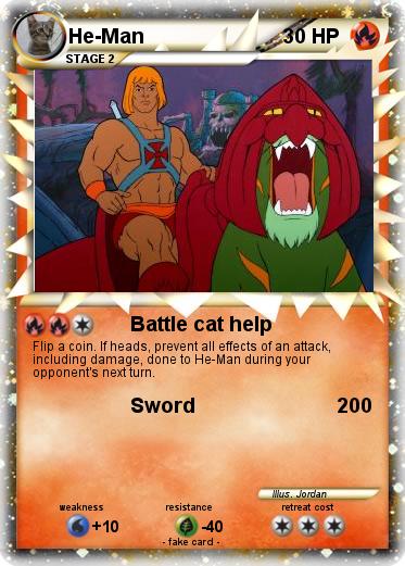 Pokémon He Man 54 54 - Battle cat help - My Pokemon Card
