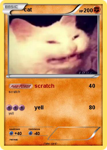 Pokémon cat 3596 3596 - scratch - My Pokemon Card