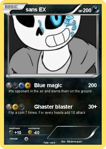 Pokémon sans EX 34 34 - Blue magic - My Pokemon Card