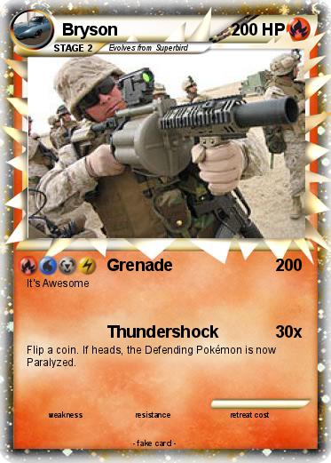 Pokémon Bryson 24 24 - Grenade - My Pokemon Card