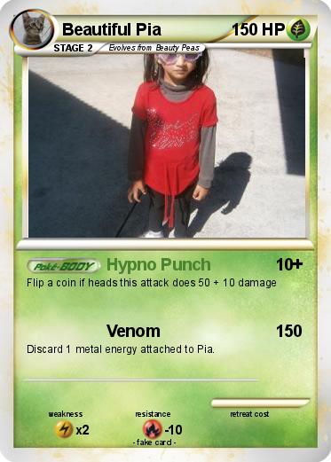 Pokémon Beautiful Pia - Hypno Punch - My Pokemon Card
