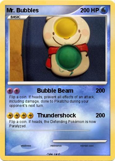 Pokémon Mr Bubbles 20 20 - Bubble Beam - My Pokemon Card