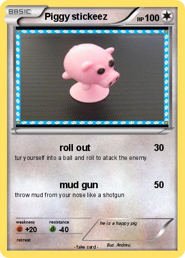 Pokémon Piggy 267 267 - roll out - My Pokemon Card
