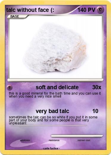Pokémon talc without face - soft and delicate - Ma carte Pokémon