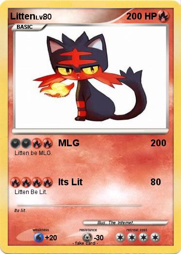 Pokémon Litten 256 256 - MLG - My Pokemon Card