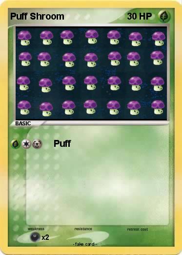 Pokémon Puff Shroom 47 47 - Puff - My Pokemon Card