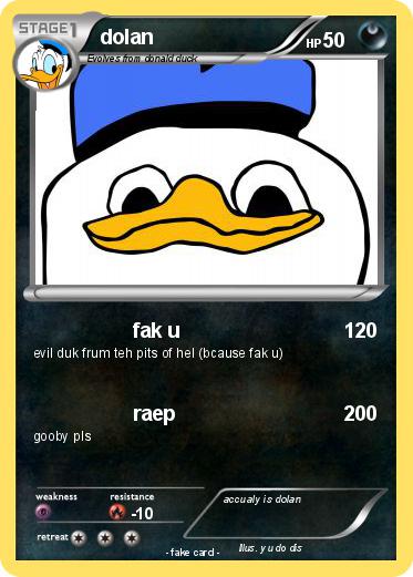 Pokémon dolan 48 48 - fak u - My Pokemon Card