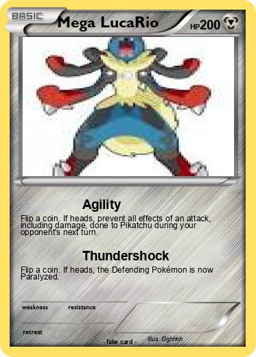 Pokémon Mega LucaRio 713 713 - Agility - My Pokemon Card