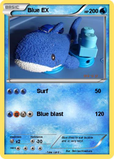 Pokémon Blue EX 2 2 - Surf - My Pokemon Card