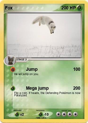 Pokémon Fox 1016 1016 - Jump - My Pokemon Card