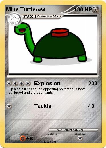 Pokémon Mine Turtle 512 512 - Explosion - My Pokemon Card