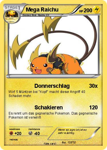 Pokémon Mega Raichu 224 224 - Donnerschlag - My Pokemon Card