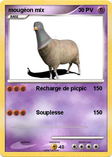 Pokémon mougeon mix - Recharge de picpic - Ma carte Pokémon