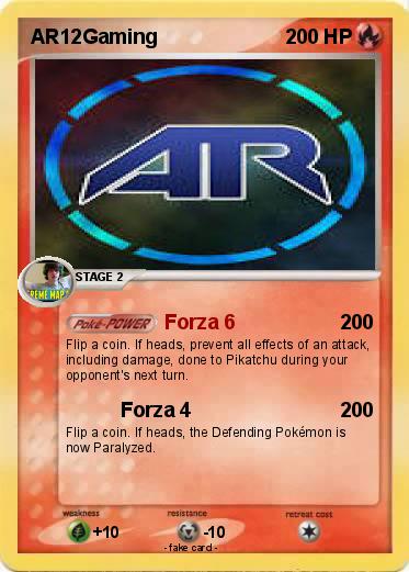 Pokémon AR12Gaming - Forza 6 - My Pokemon Card