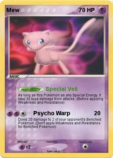 Pokémon Mew 8427 8427 - Special Veil - My Pokemon Card