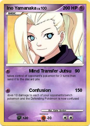 Pokémon Ino Yamanaka 36 36 - Mind Transfer Jutsu - My Pokemon Card
