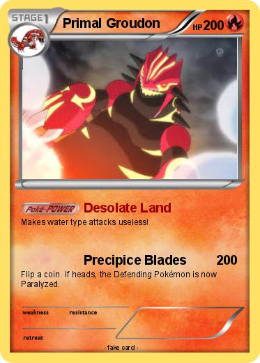 Pokémon Primal Groudon 229 229 - Desolate Land - My Pokemon Card