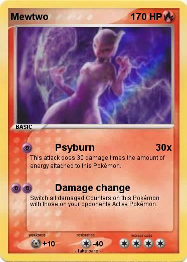 Pokémon Mewtwo 8866 8866 - Psyburn - My Pokemon Card