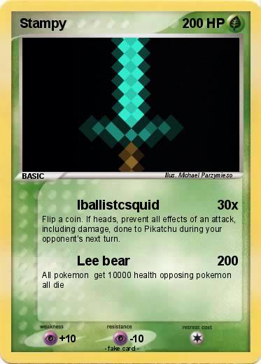 Pokémon Stampy 334 334 - Iballistcsquid - My Pokemon Card