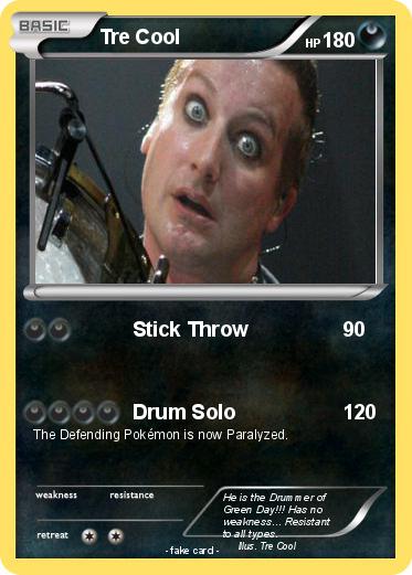 Pokémon Tre Cool 14 14 - Stick Throw - My Pokemon Card