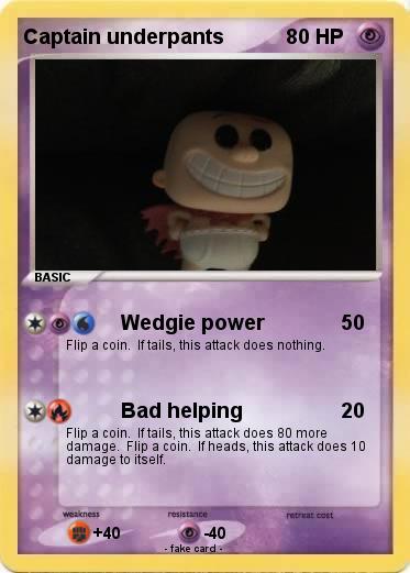 Pokémon Captain underpants 145 145 - Wedgie power - My Pokemon Card