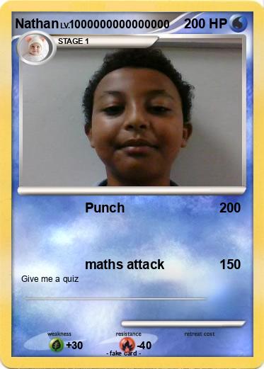 Pokémon Nathan 1410 1410 - Punch - My Pokemon Card