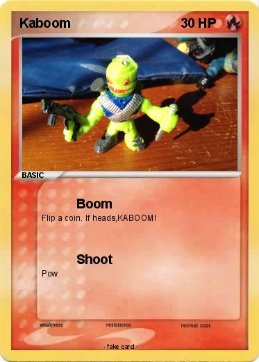 Pokémon Kaboom 22 22 - Boom - My Pokemon Card