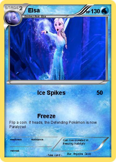 Pokémon Elsa 254 254 - Ice Spikes - My Pokemon Card